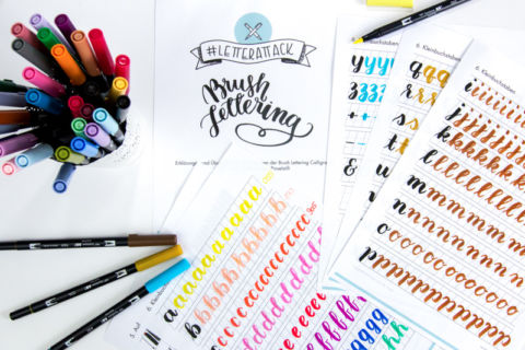 Lettering Guide: 1x1 des Hand Lettering - MrsBerry Studio